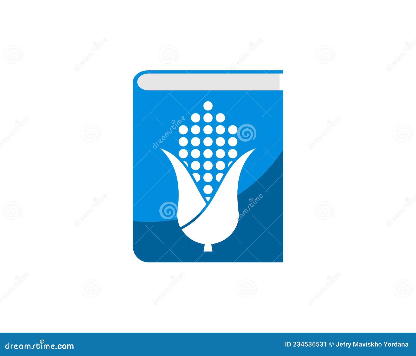 Abstract Corn Stalk. Plant. Vector | CartoonDealer.com #78931790