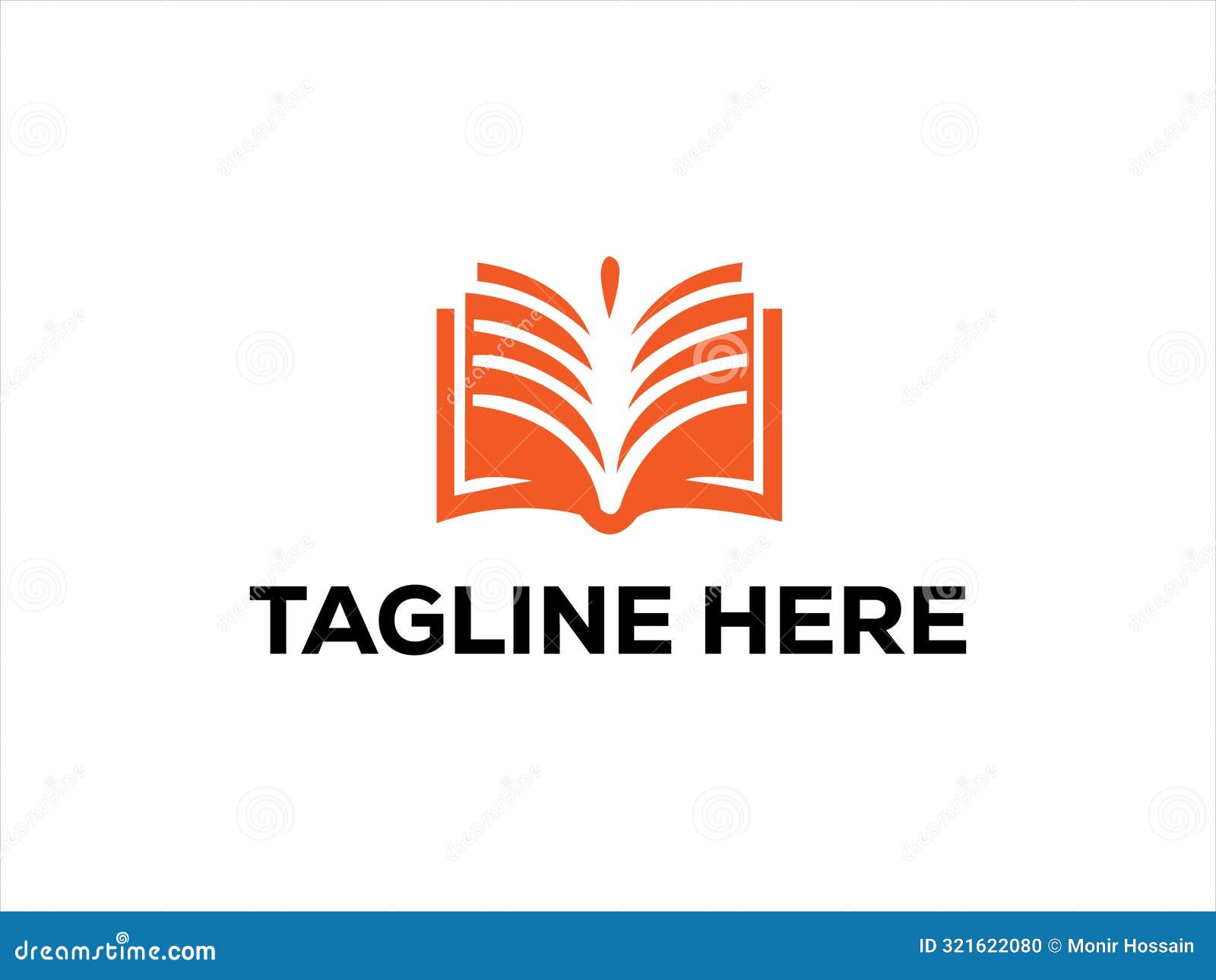 Simple book logo stock vector. Illustration of bookstore - 321622080