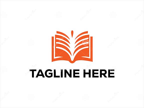Simple book logo stock vector. Illustration of bookstore - 321622080