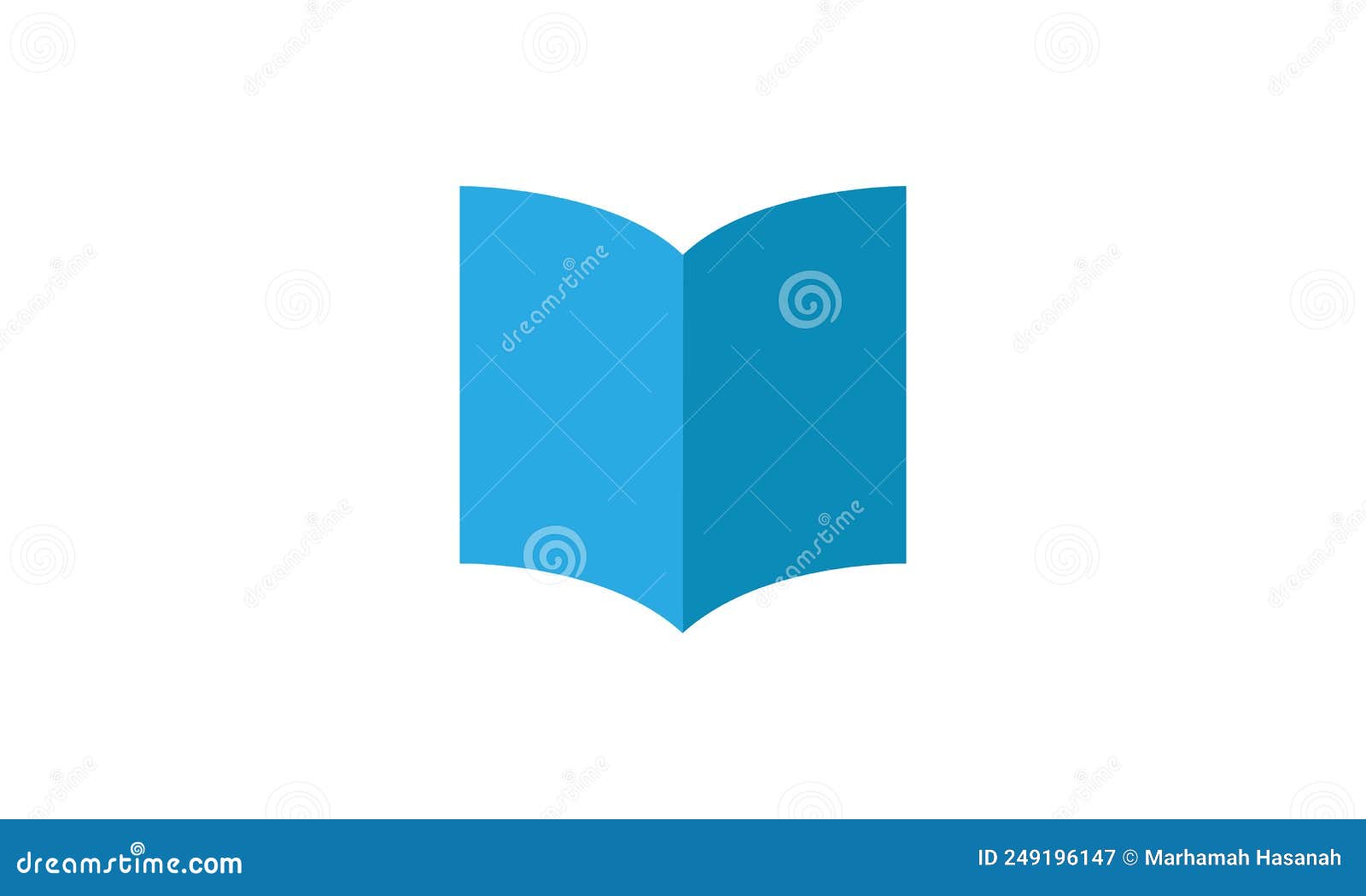 Simple book logo icon stock vector. Illustration of communication ...