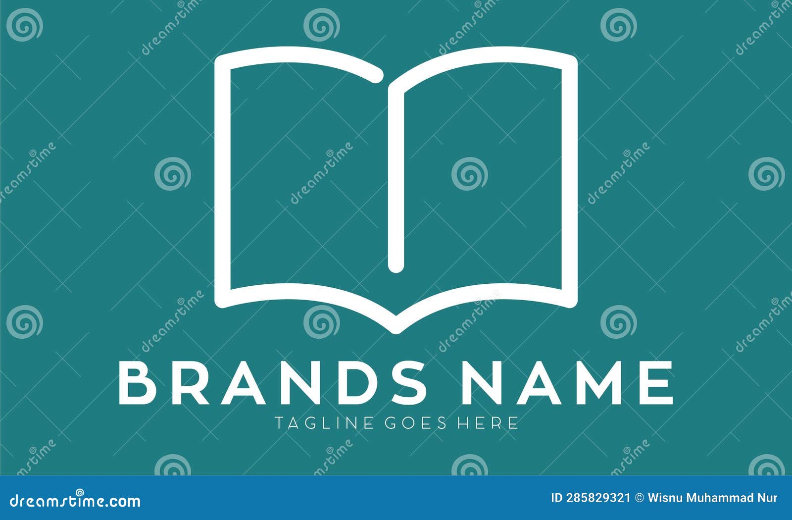 Simple Book Symbol Vector Logo Stock Vector - Illustration of graphic ...