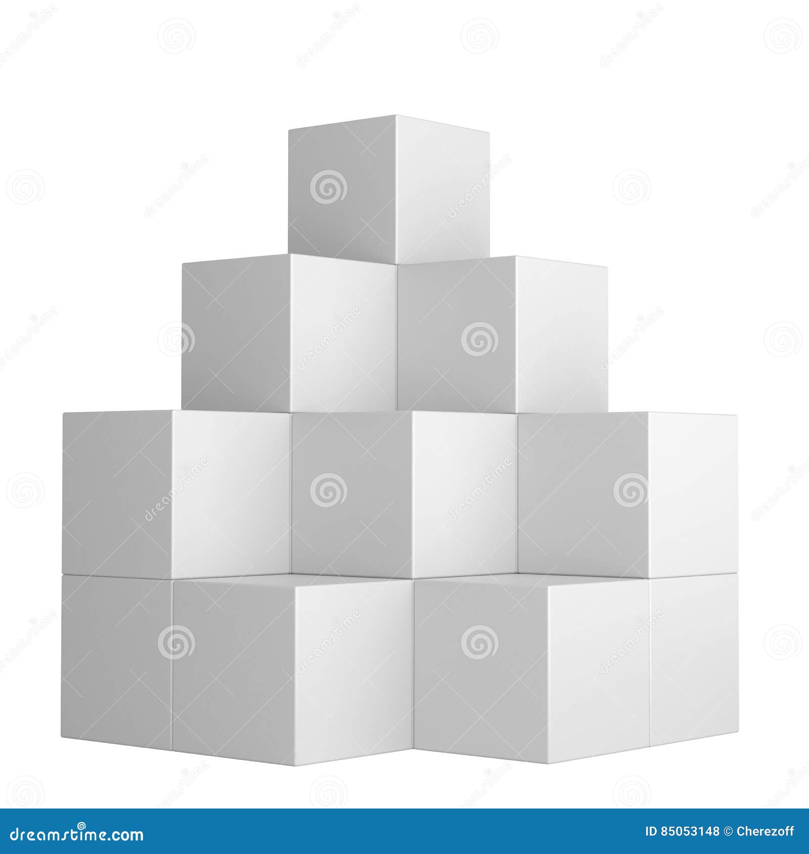 Simple Box Display, Isolated Stock Illustration - Illustration of ...