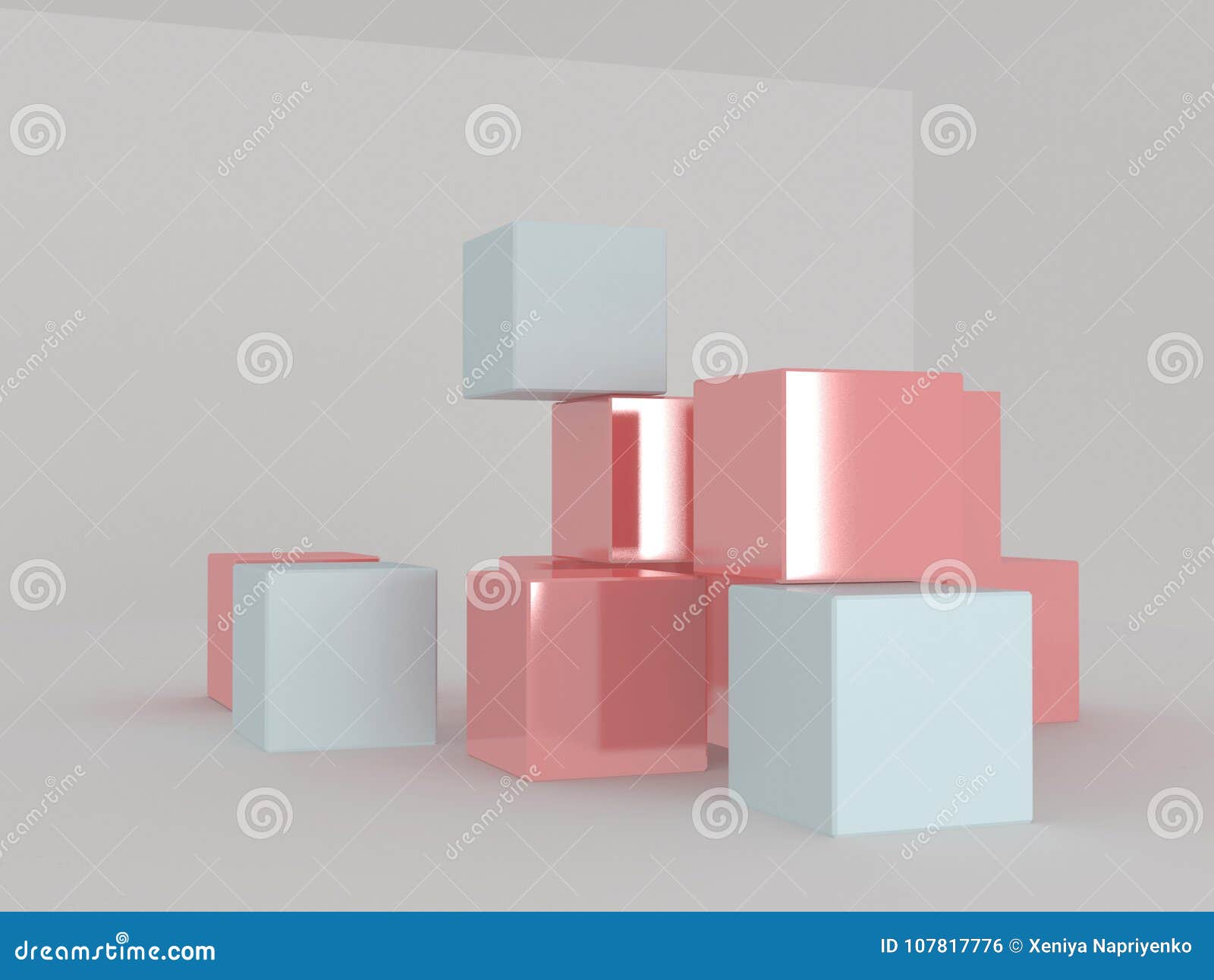 Simple box display stock illustration. Illustration of design - 107817776