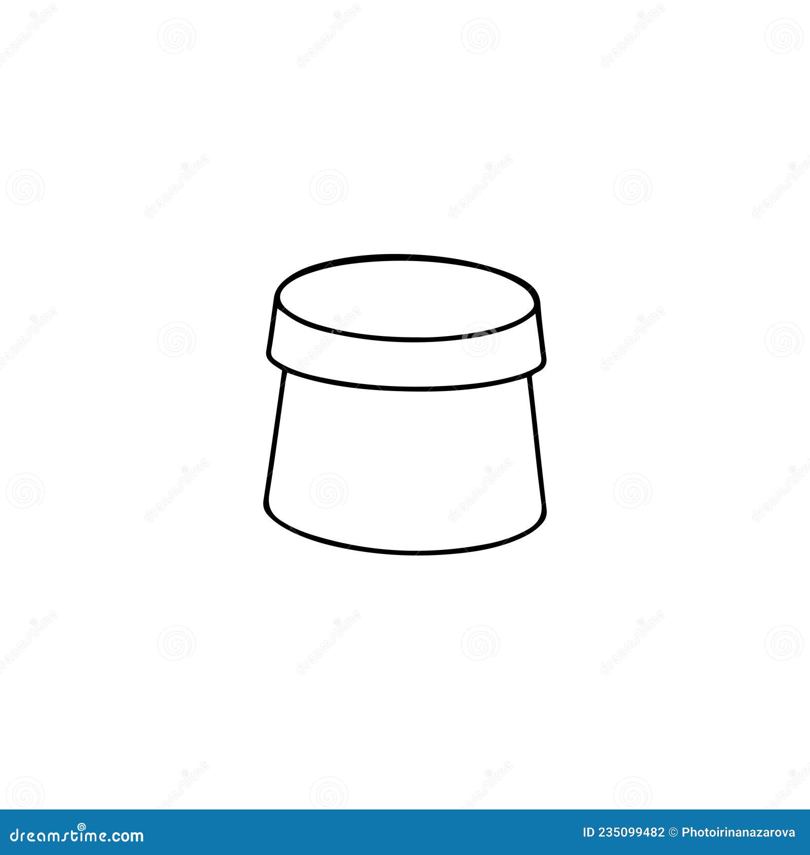 Simple Box Element for Decorative Design. Stock Vector - Illustration ...