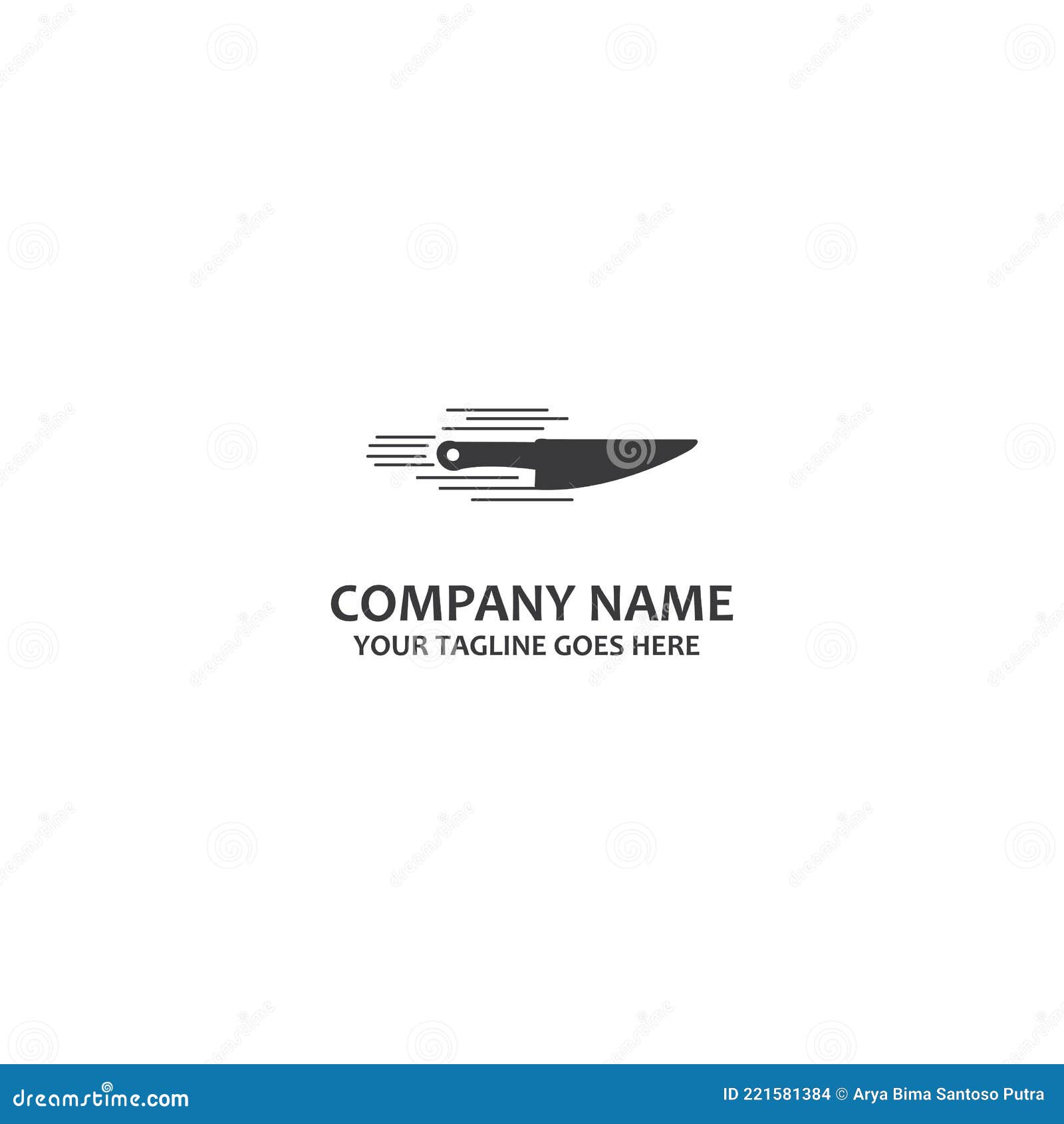 Simple Brave Sword Vector Logo Stock Vector - Illustration of handle ...