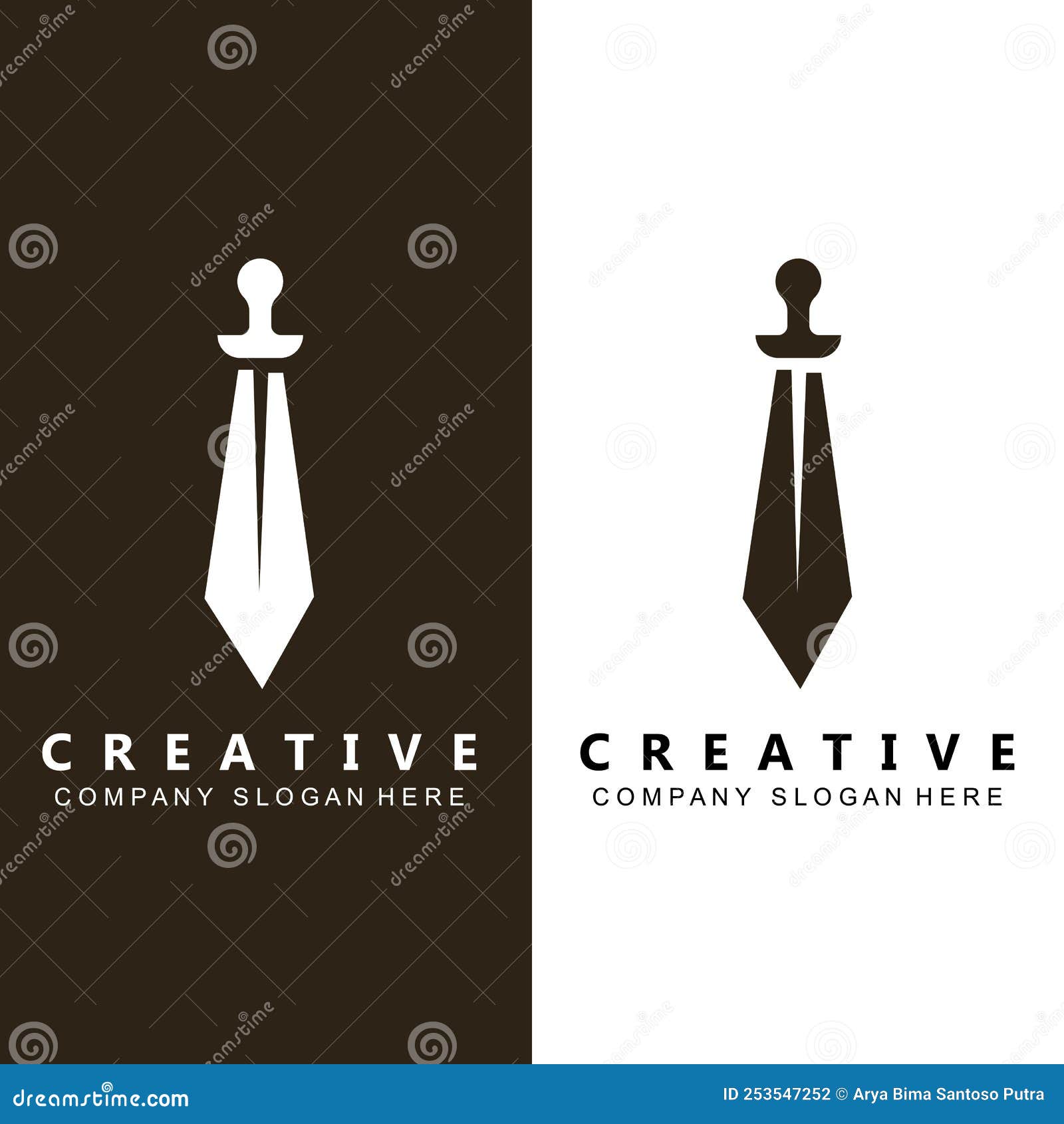 Simple Brave Sword Vector Logo Stock Vector - Illustration of simple ...