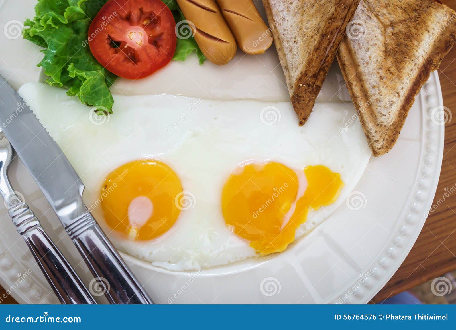 Simple Breakfast Food stock photo. Image of breakfast - 56764576