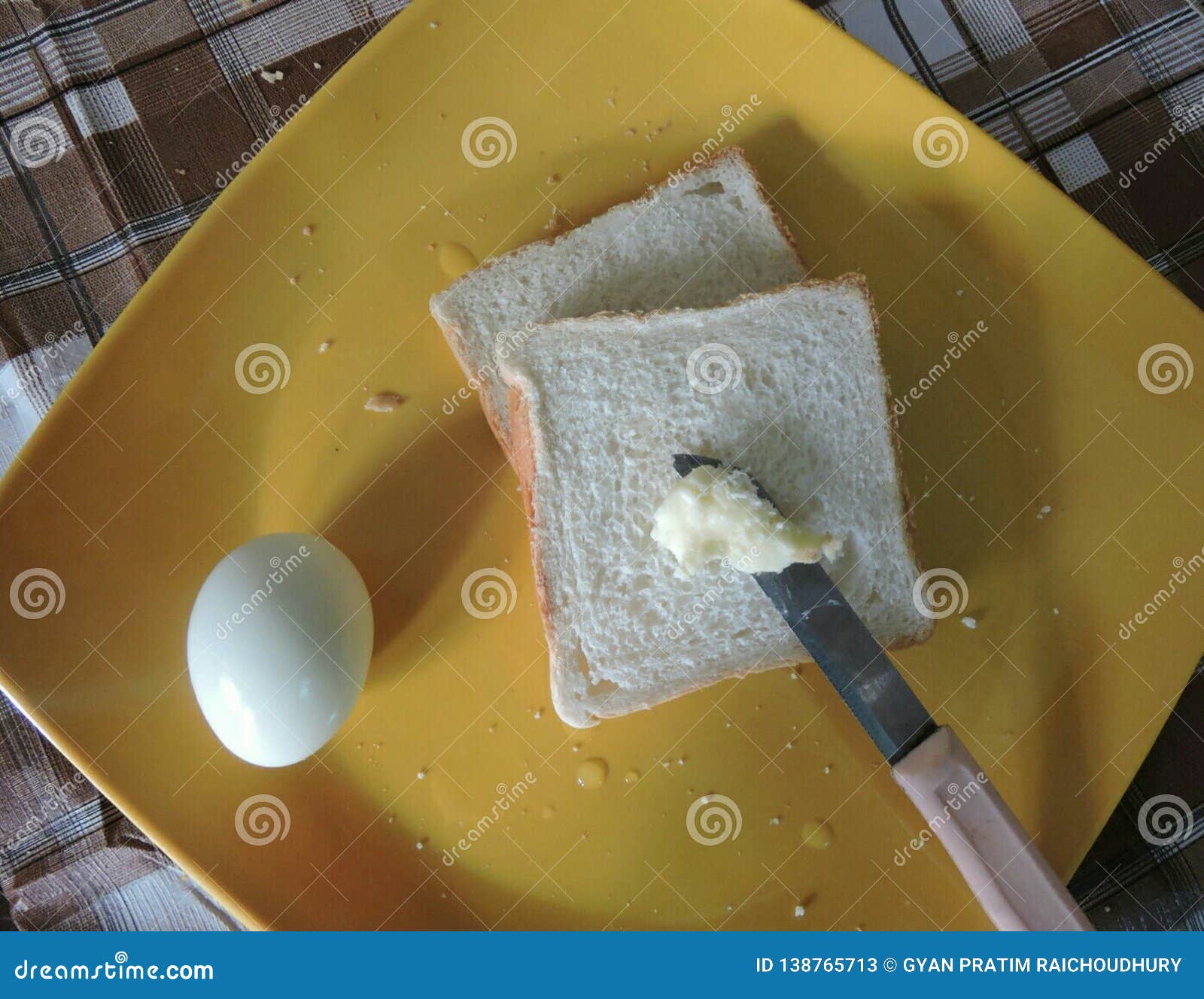 Simple breakfast stock image. Image of plate, vitamin - 138765713