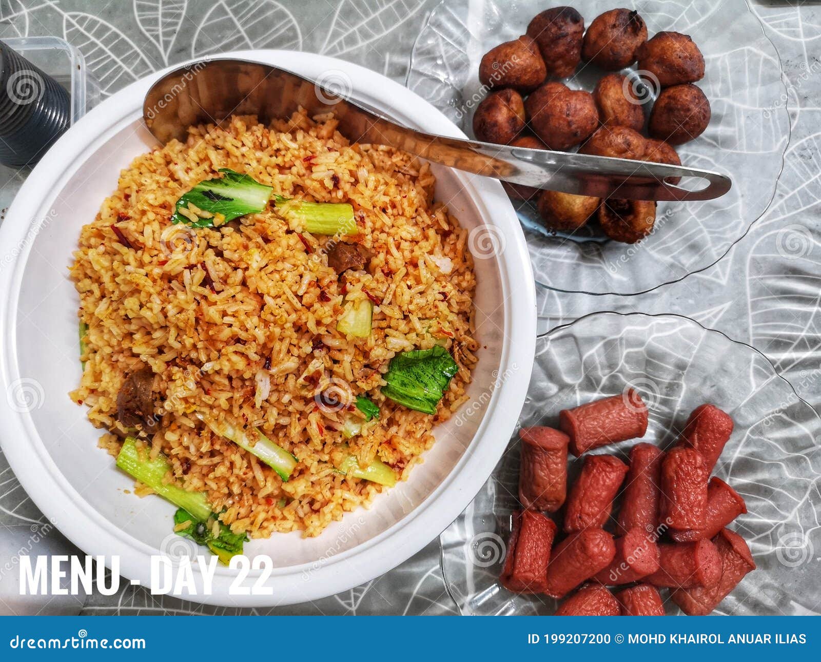 Simple breakfast menu stock photo. Image of salad, vegetable - 199207200