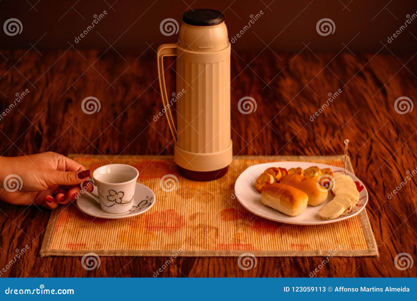 Simple breakfest stock image. Image of breakfest, coffee - 123059113