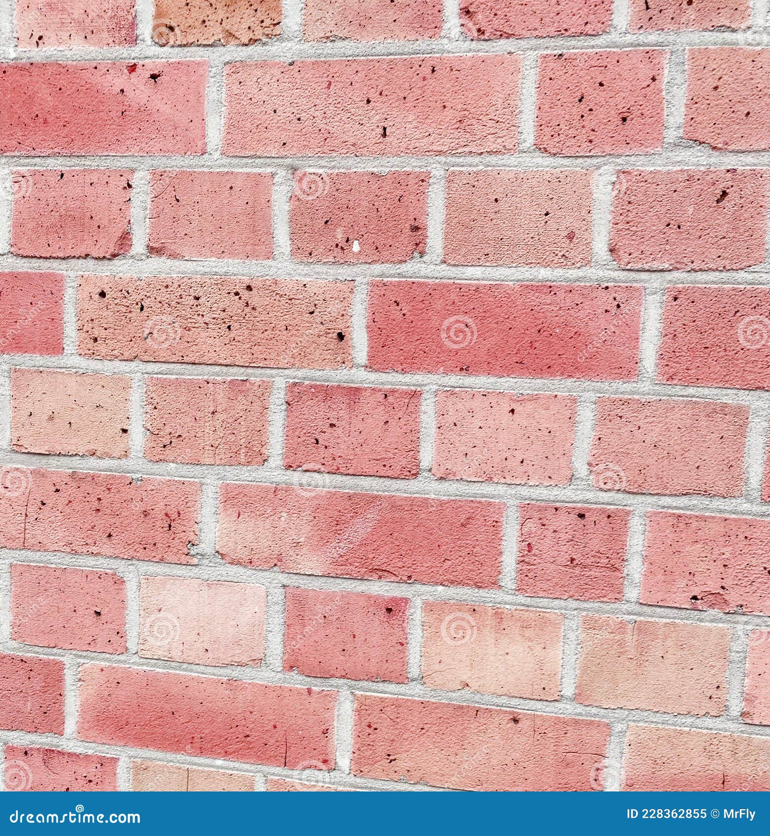 Simple Red Brick Wall with Old Grunge Bricks Stock Image - Image of ...