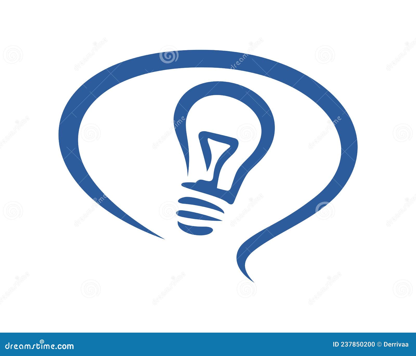 Simple Bright Idea and Sharing Idea Symbol Stock Vector - Illustration ...
