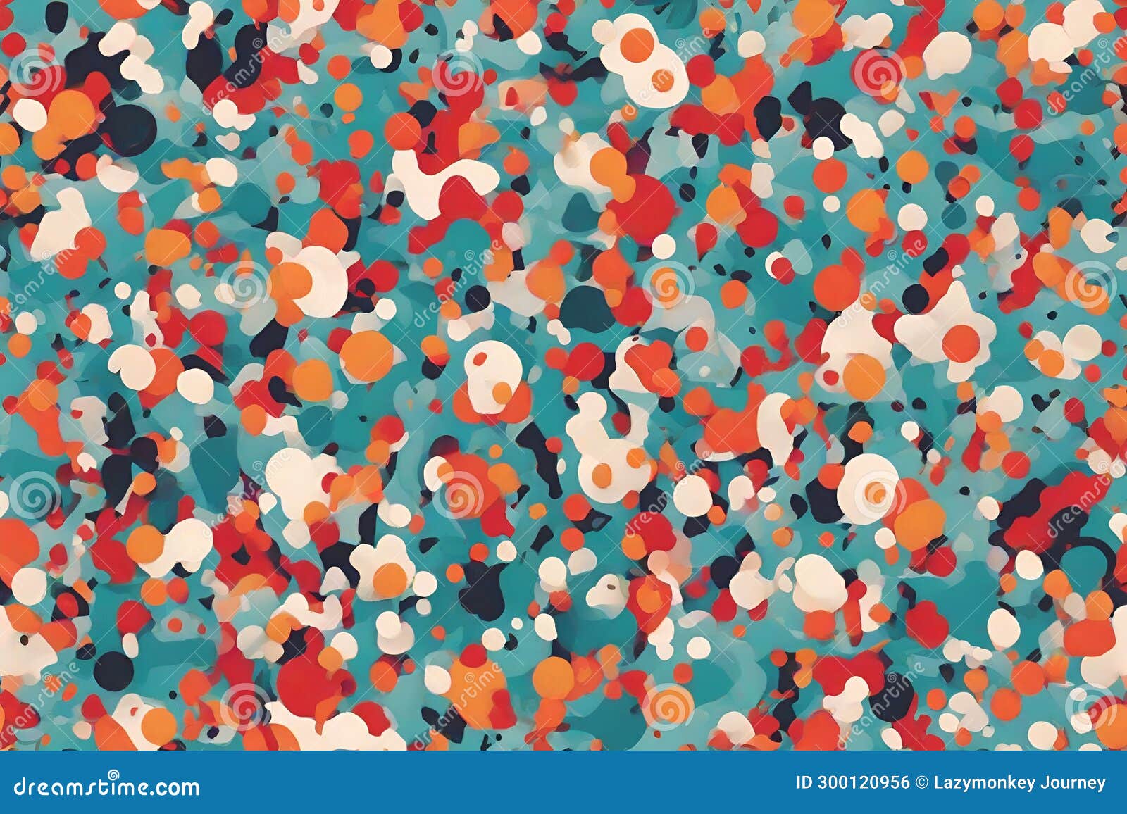 Simple Bright Pattern of Abstract Shape Stock Illustration ...