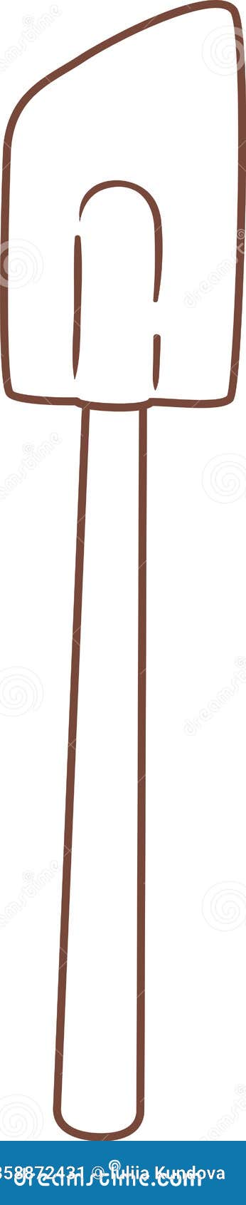 Art Brown Line Curve Presentation Modern Background Cartoon Vector ...