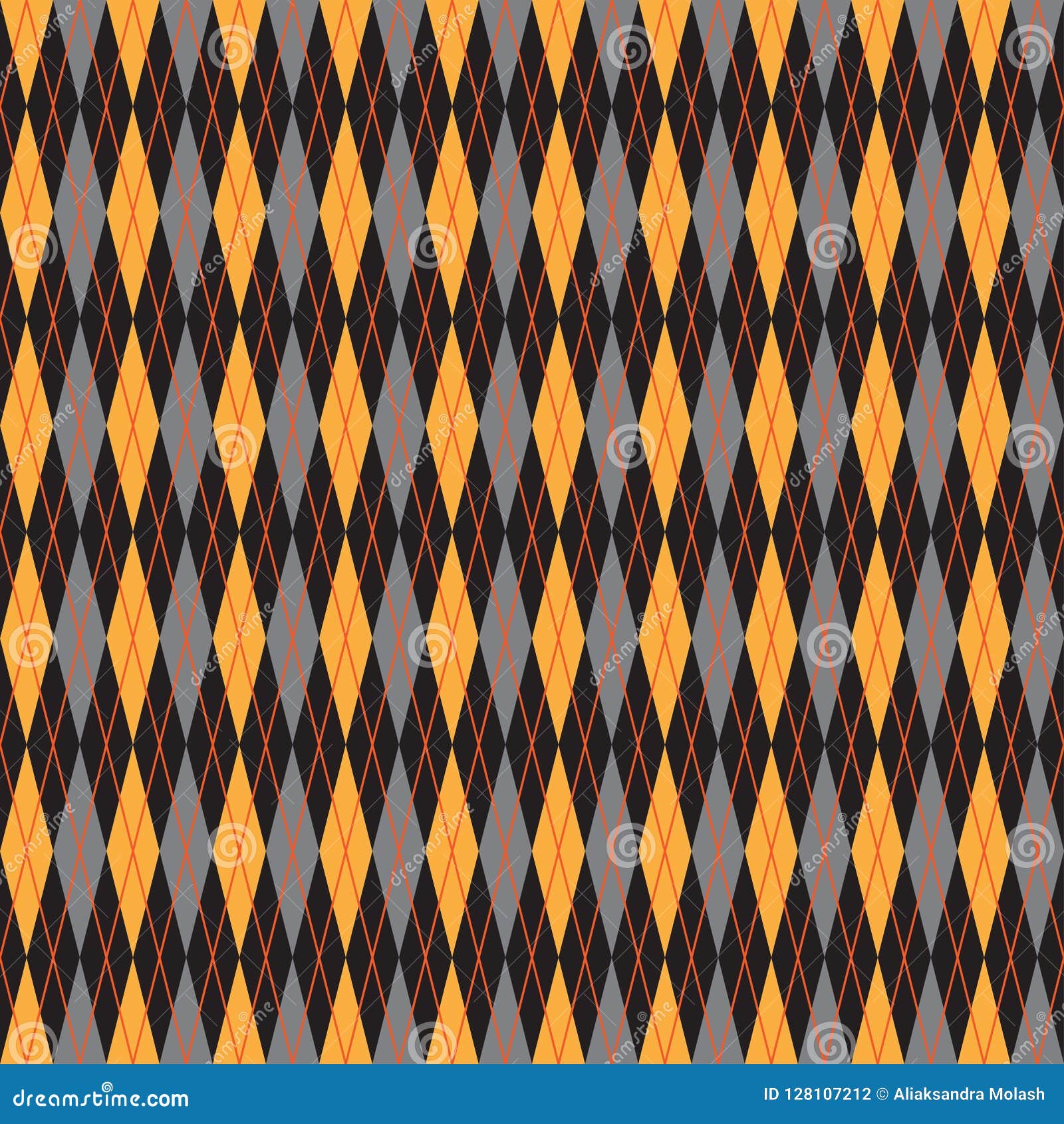 Simple Brown Yellow Pattern Background with Rombs Stock Vector ...