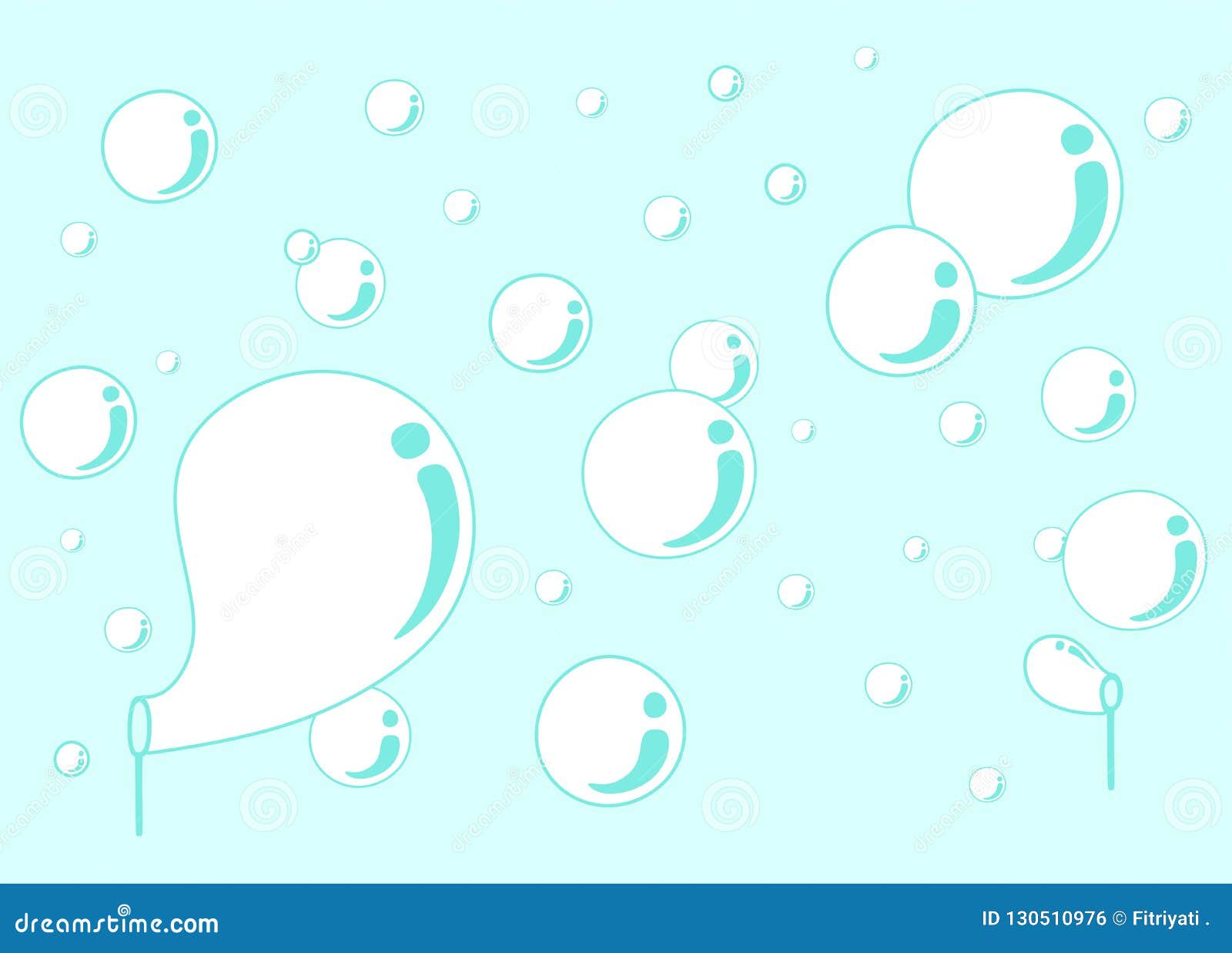 Simple Bubble Background by Pitripiter Stock Vector - Illustration of ...