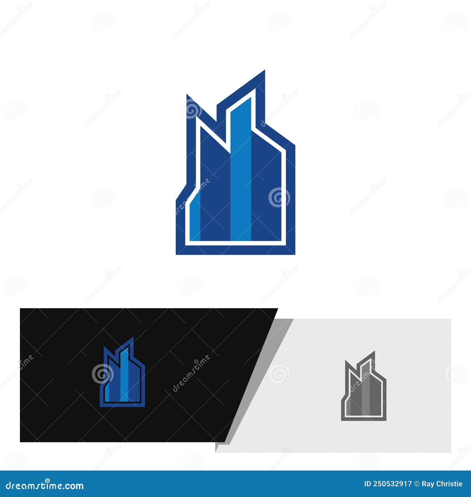 Simple Building Skyscraper Logo Stock Vector - Illustration of estate ...