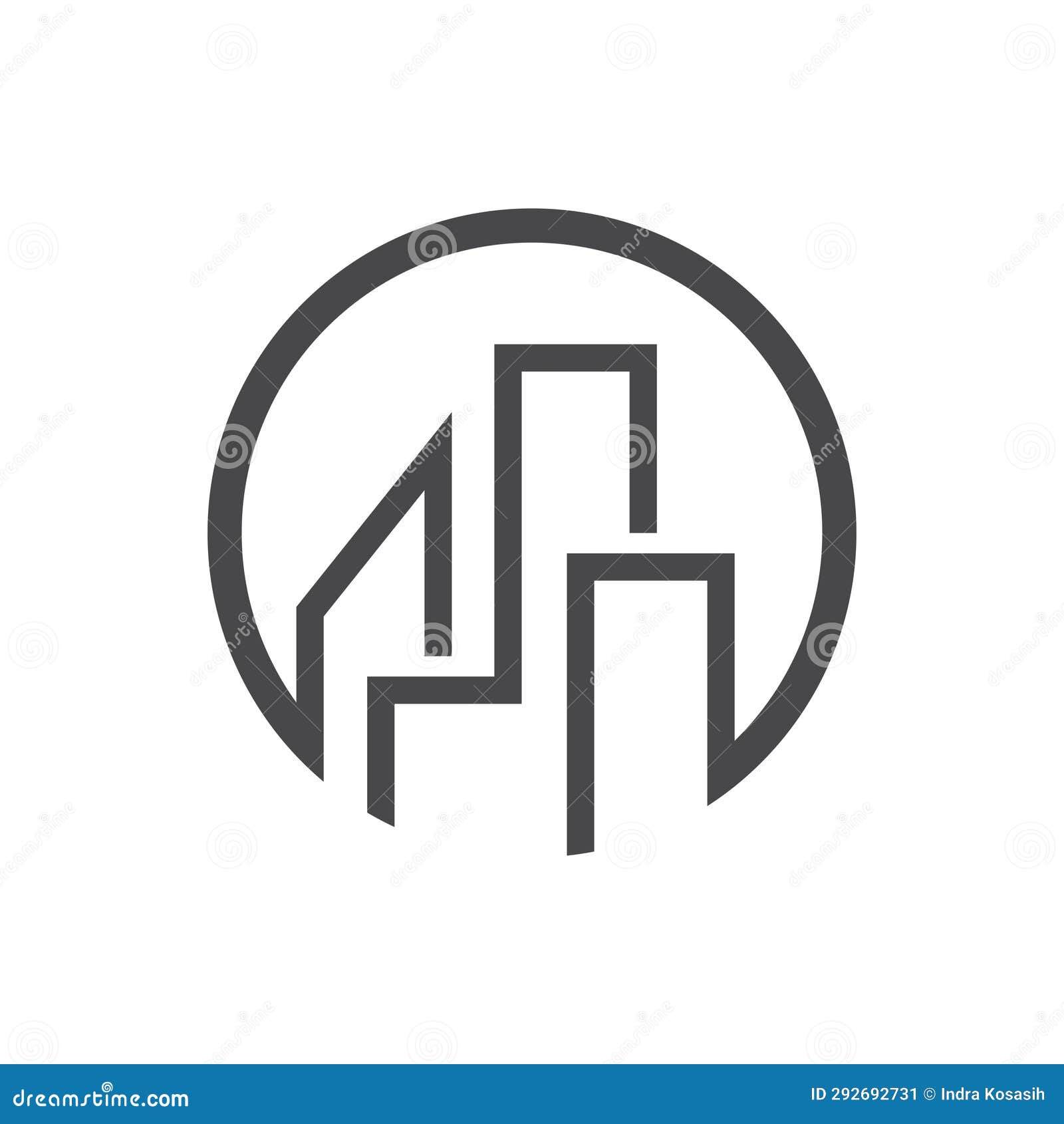 Simple Building Symbol Logo Vector Icon Illustration Stock Vector ...