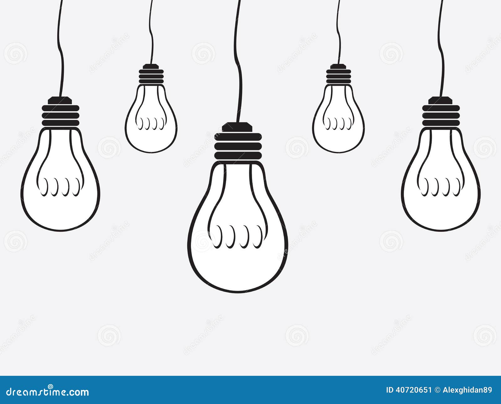 Simple bulb background stock vector. Illustration of gray - 40720651