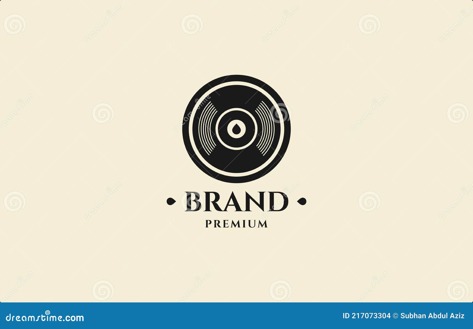 Simple Bullet Head Stamp Logo Vector Design Template Stock Vector ...