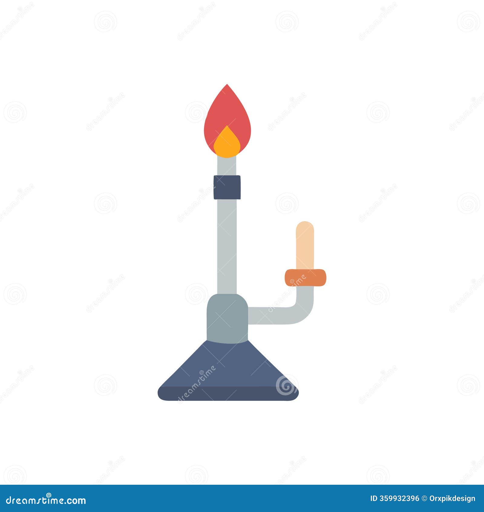 Bunsen Burner Icon Set With Different Styles. Vector Illustration | CartoonDealer.com #258591062