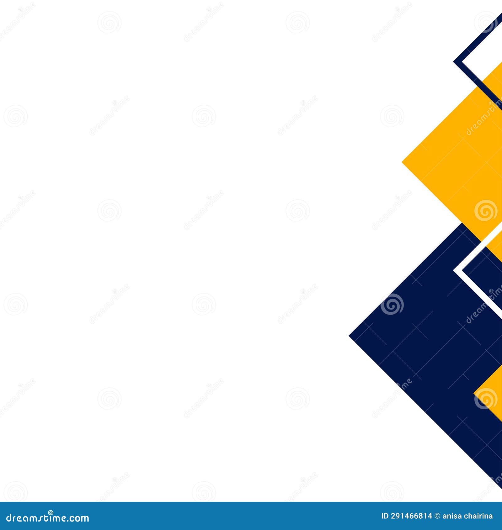 Simple Business Frame Design Element Stock Illustration - Illustration ...