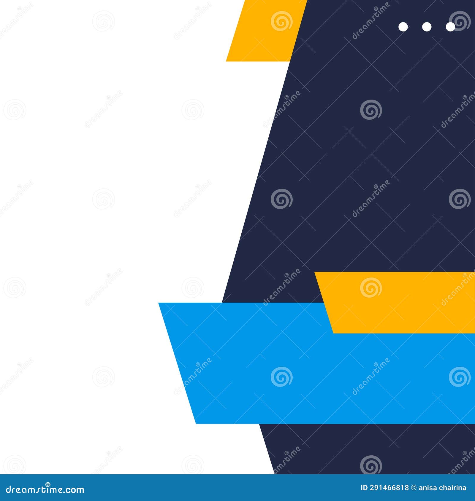 Simple Business Frame Design Element Stock Illustration - Illustration ...