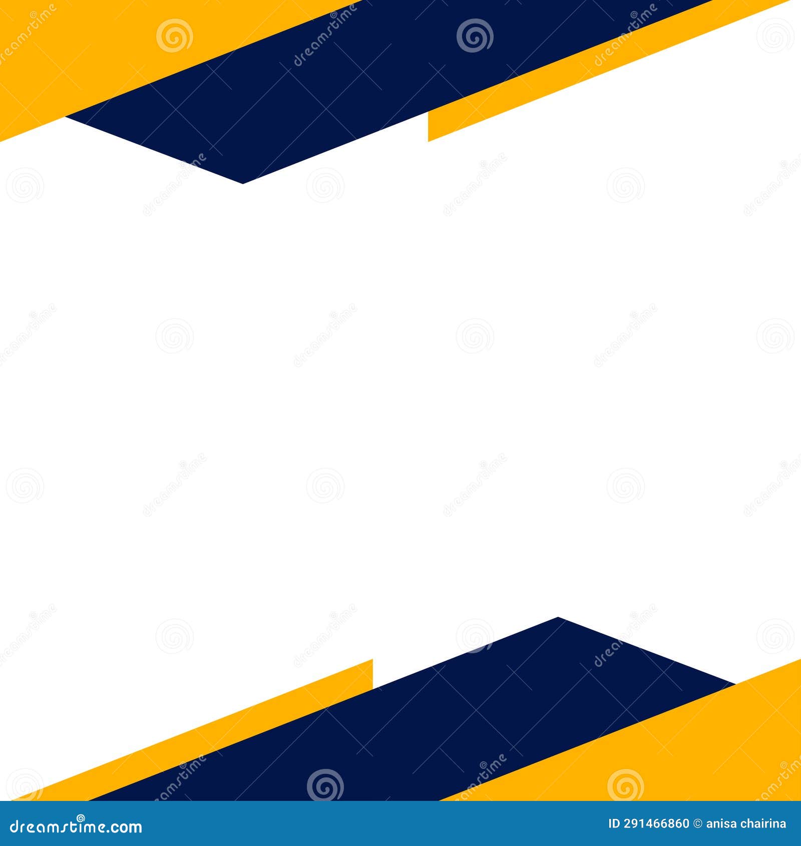 Simple Business Frame Design Element Stock Illustration - Illustration ...