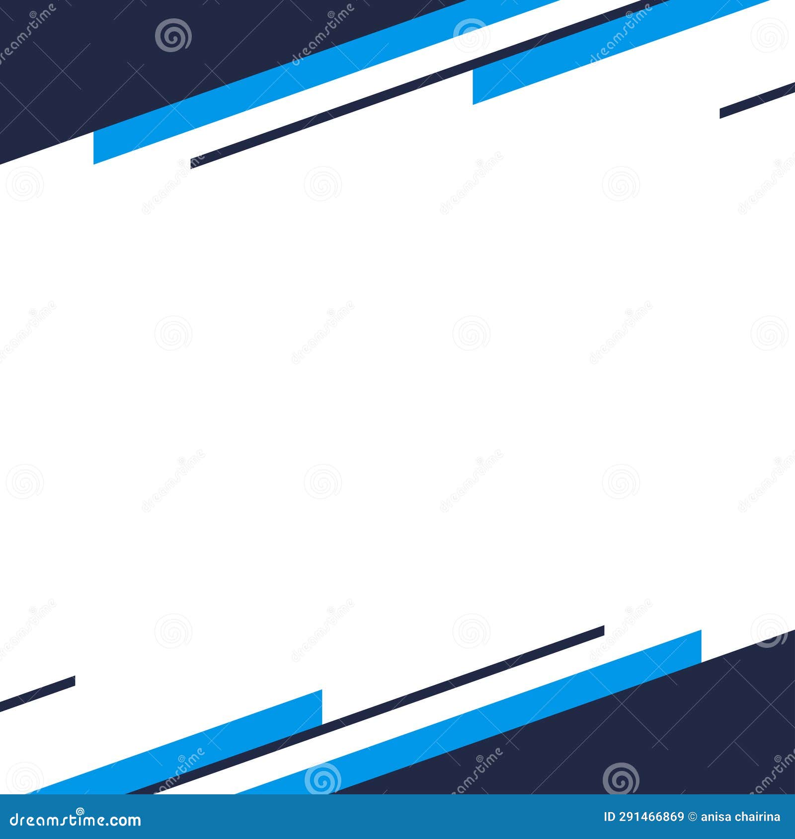 Simple Business Frame Design Element Stock Illustration - Illustration ...