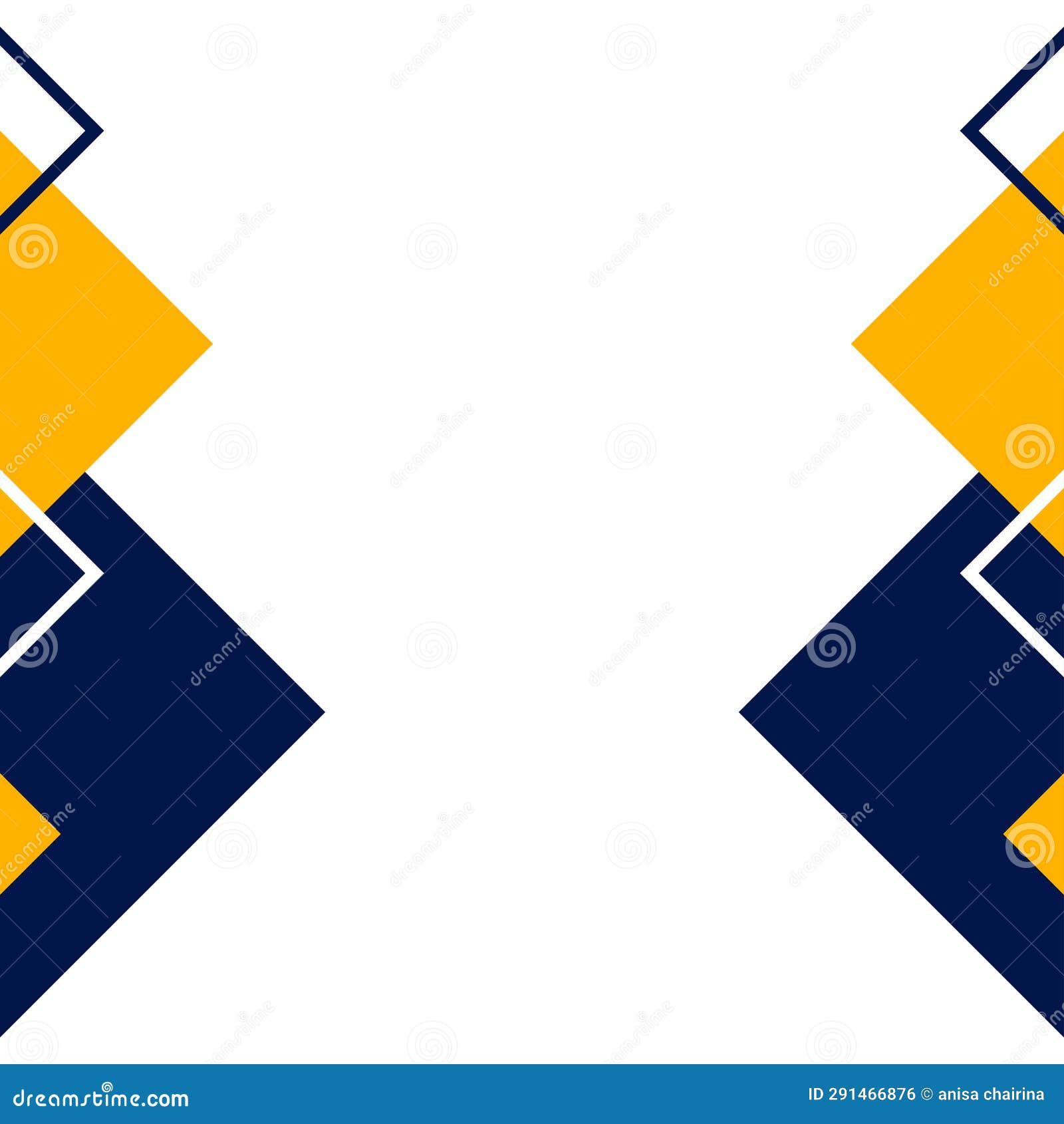 Simple Business Frame Design Element Stock Illustration - Illustration ...