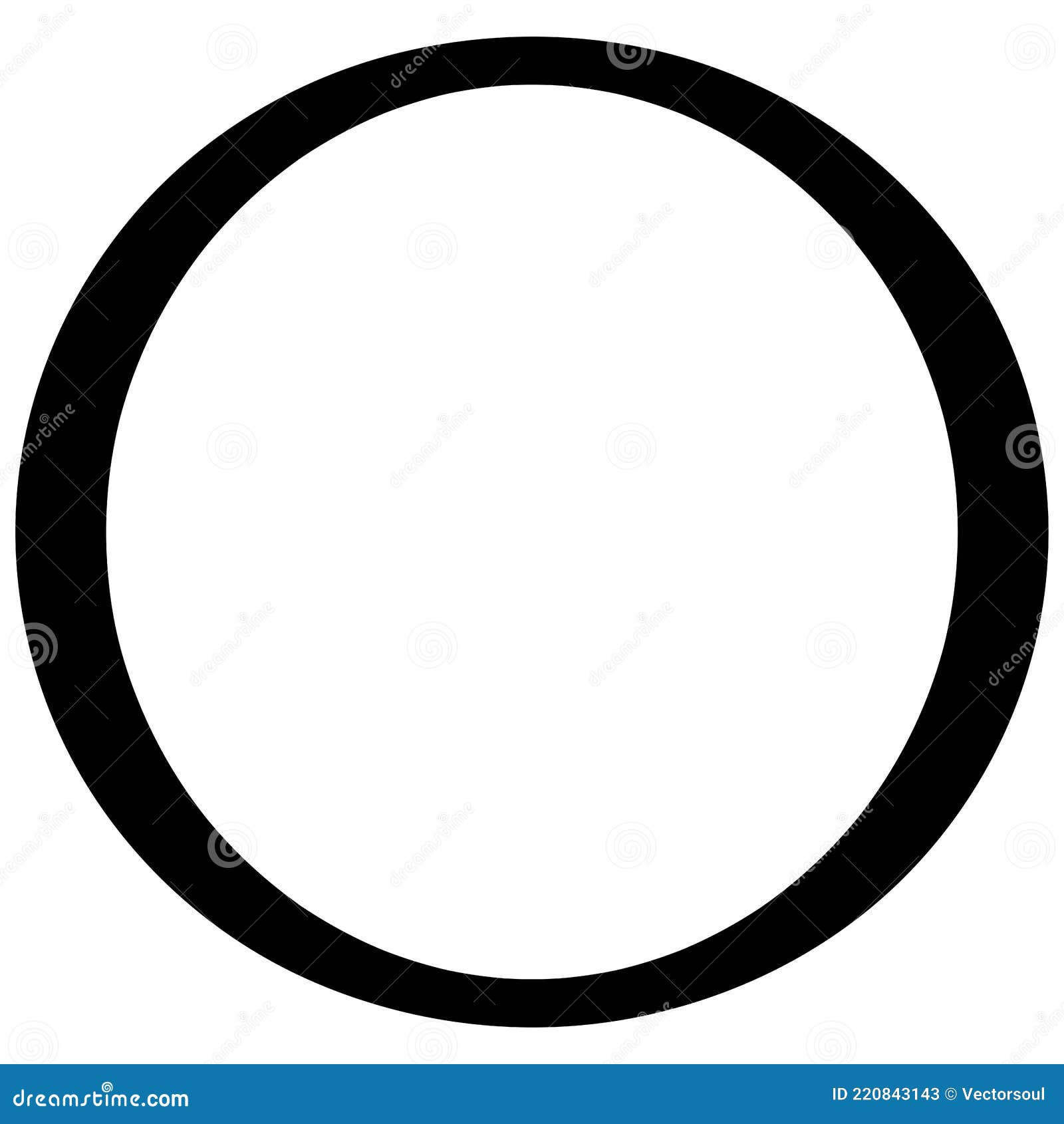 Simple Caligraphic Circle, Oval, Ellipse Elements. Circle Frame, Circle ...