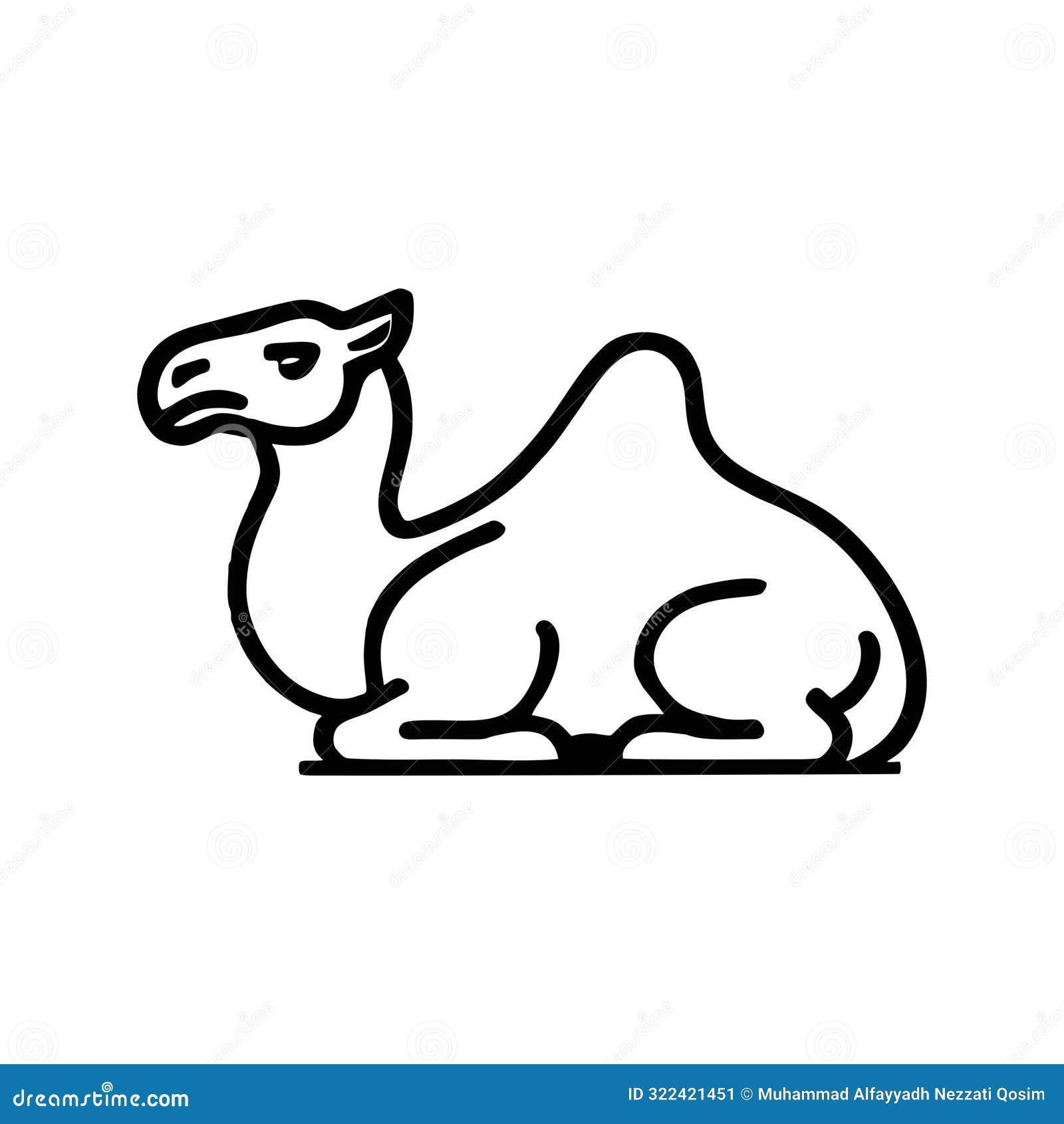 Simple Camel Vector with Minimalist and Modern Design Stock ...