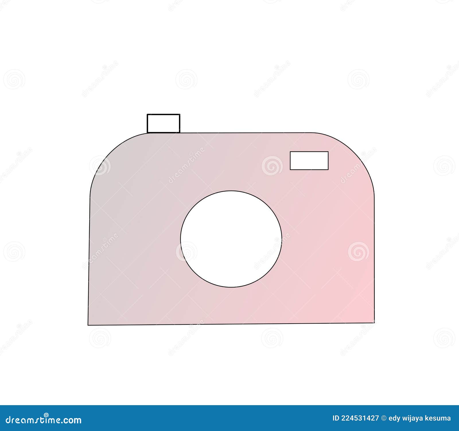 Simple Camera Design. Illustration Image Stock Illustration ...