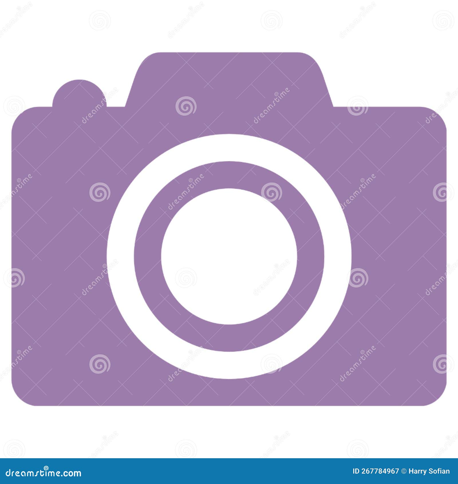 Simple camera icon stock illustration. Illustration of shutter - 267784967