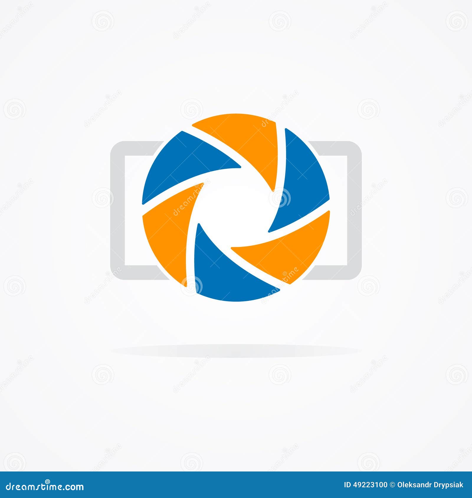 Simple camera logo stock vector. Illustration of collection - 49223100