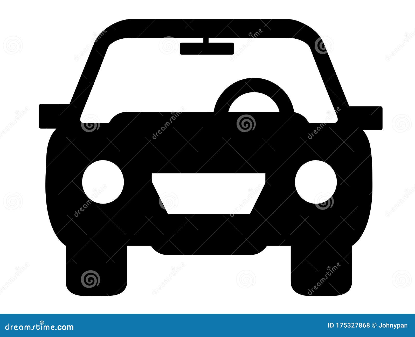 Simple Car, Vector Illustration for Auto Stock Vector - Illustration of ...