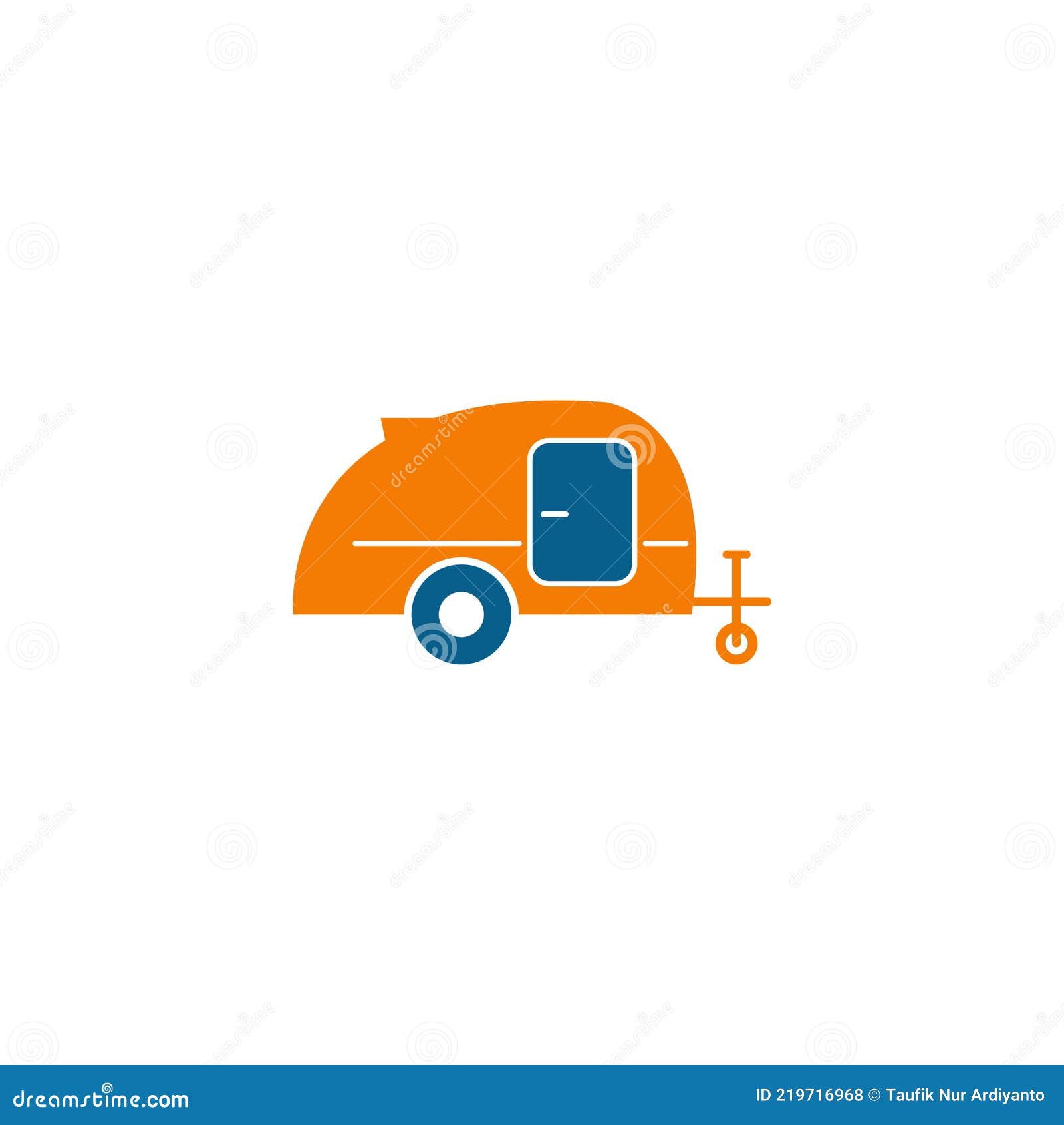 Simple Caravan Mobile Icon Logo Design Vector Stock Vector ...