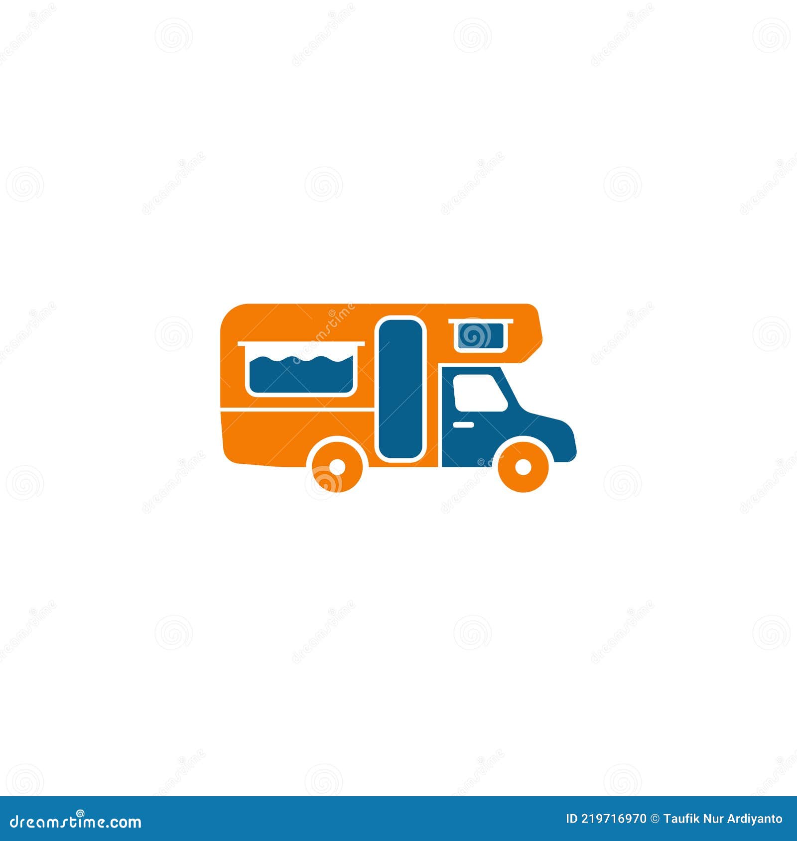 Simple Caravan Mobile Icon Logo Design Vector Stock Vector ...
