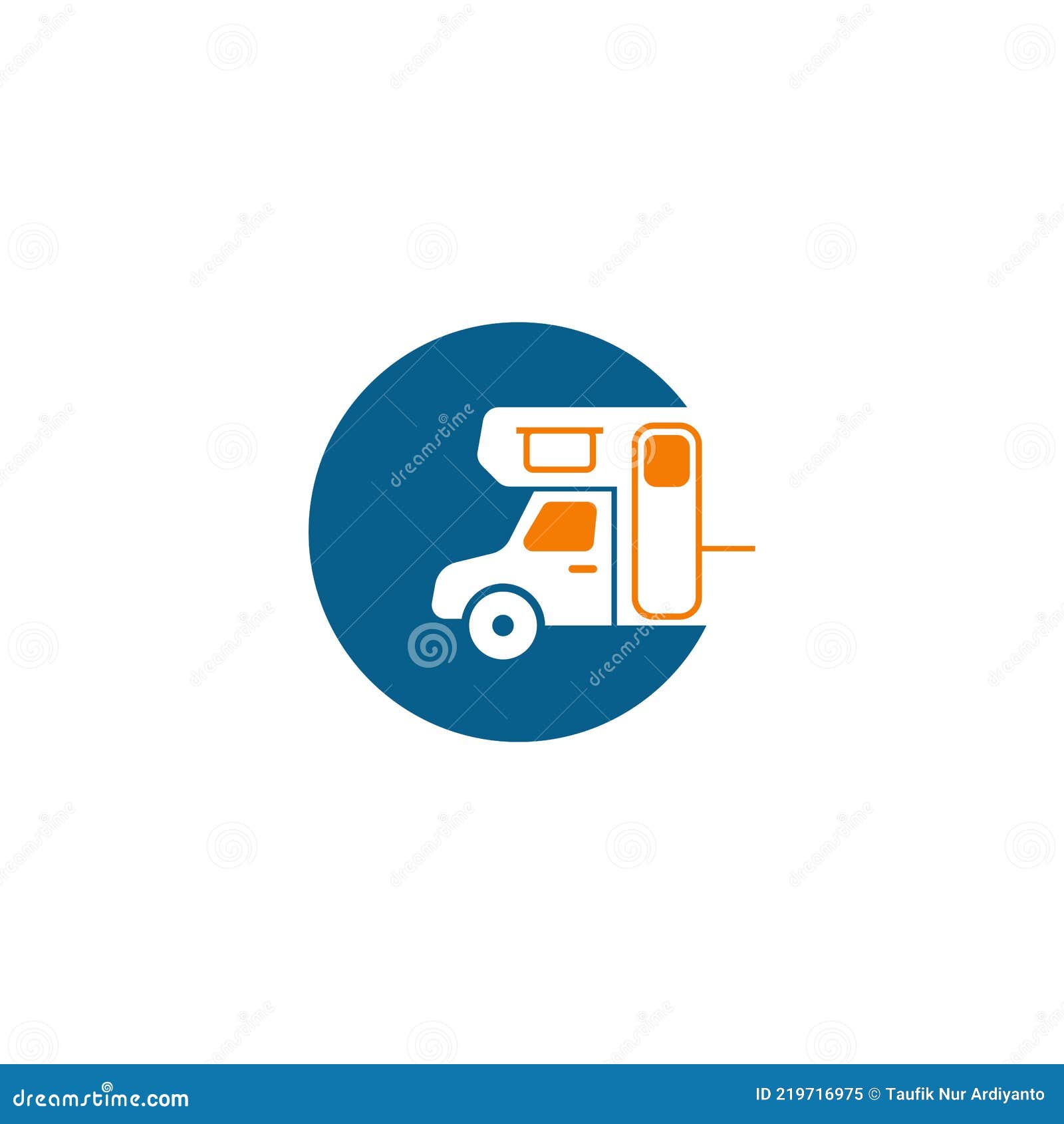 Simple Caravan Mobile Icon Logo Design Vector Stock Vector ...