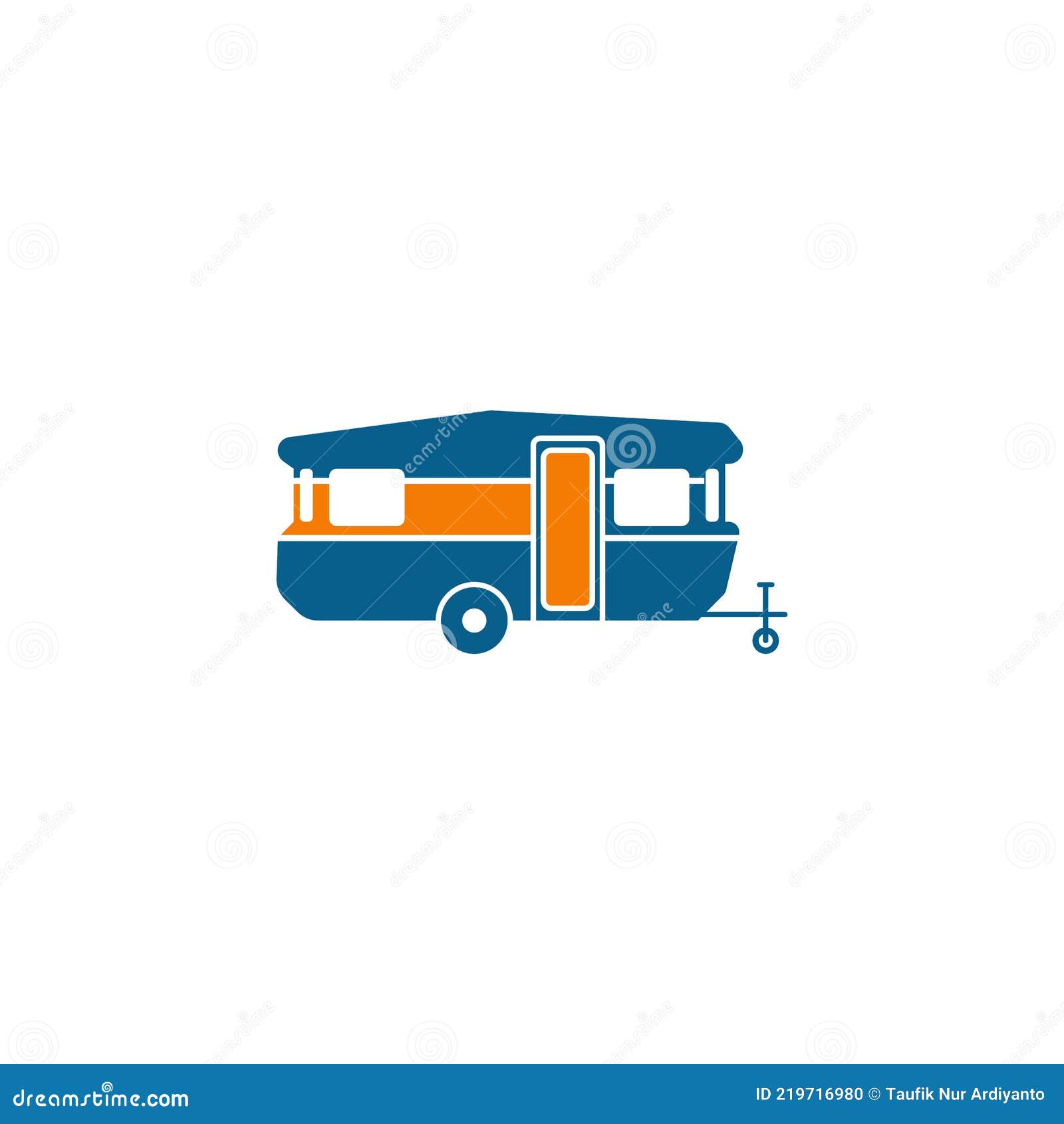 Simple Caravan Mobile Icon Logo Design Vector Stock Vector ...