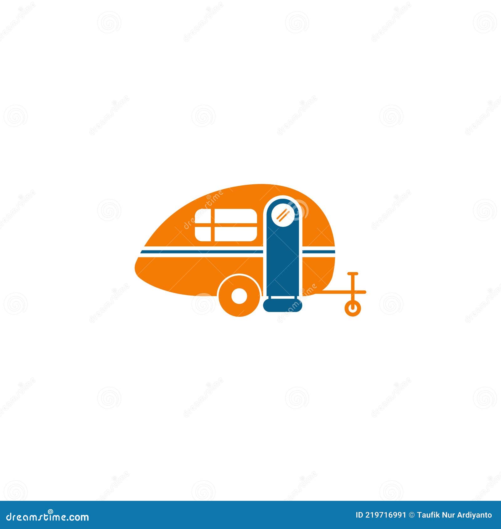 Simple Caravan Mobile Icon Logo Design Vector Stock Vector ...