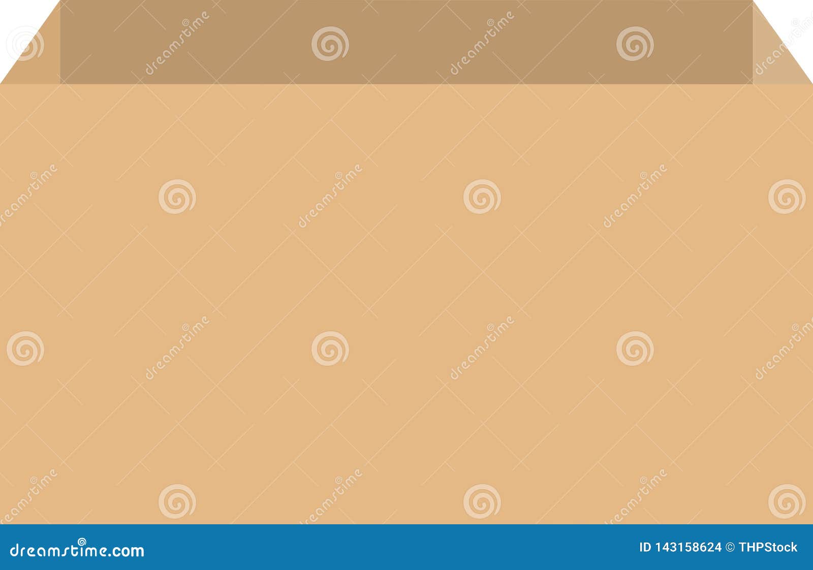 Simple Carboard Box Vector stock vector. Illustration of graphic ...