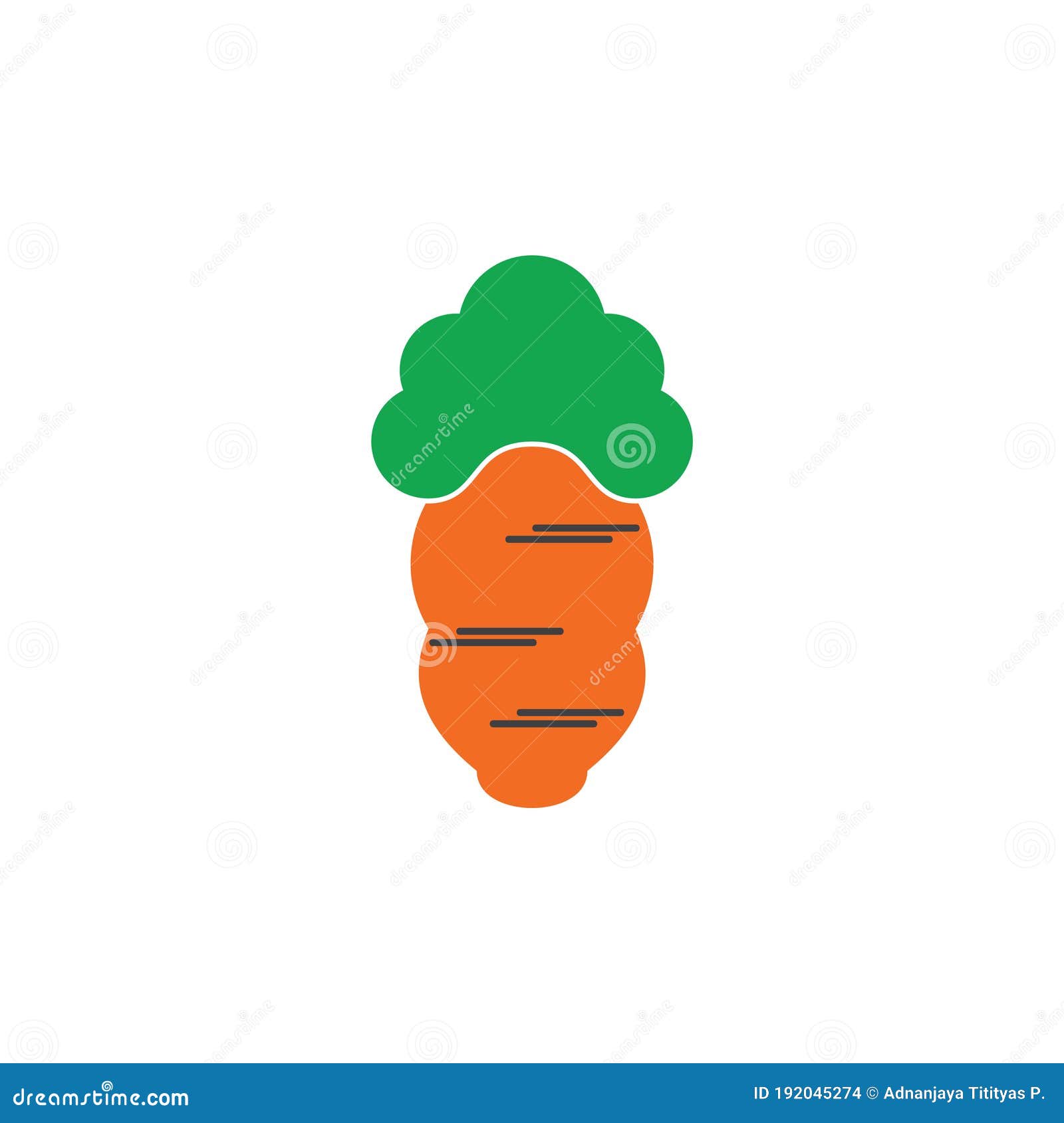 Simple Carrot Car Logo, Fast Delivery Icon - Vector | CartoonDealer.com ...