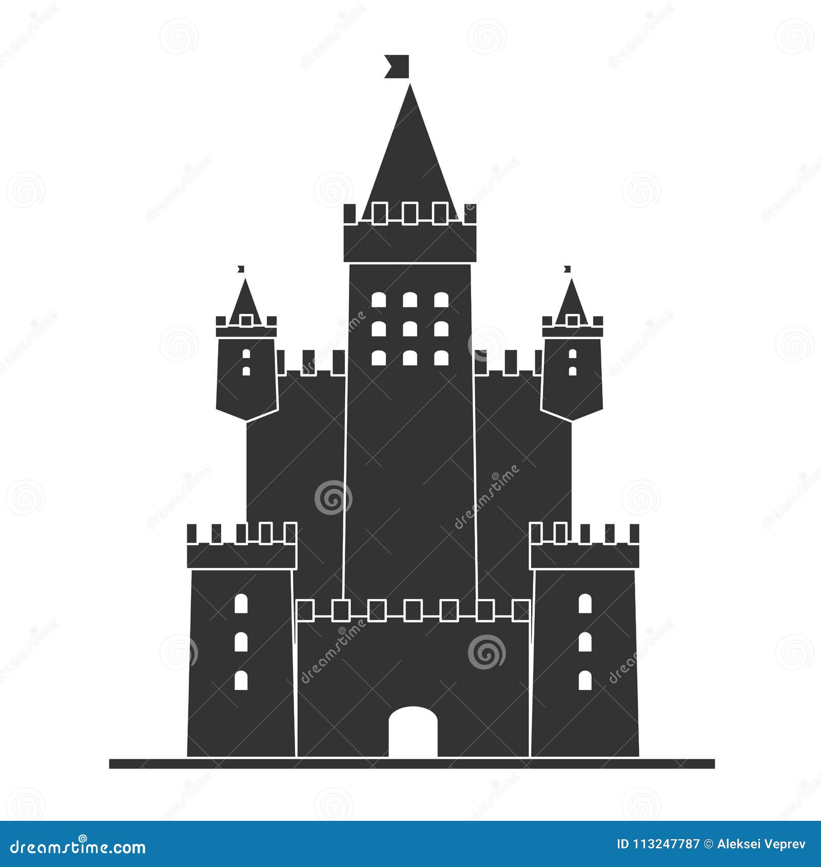 Simple Castle Vector