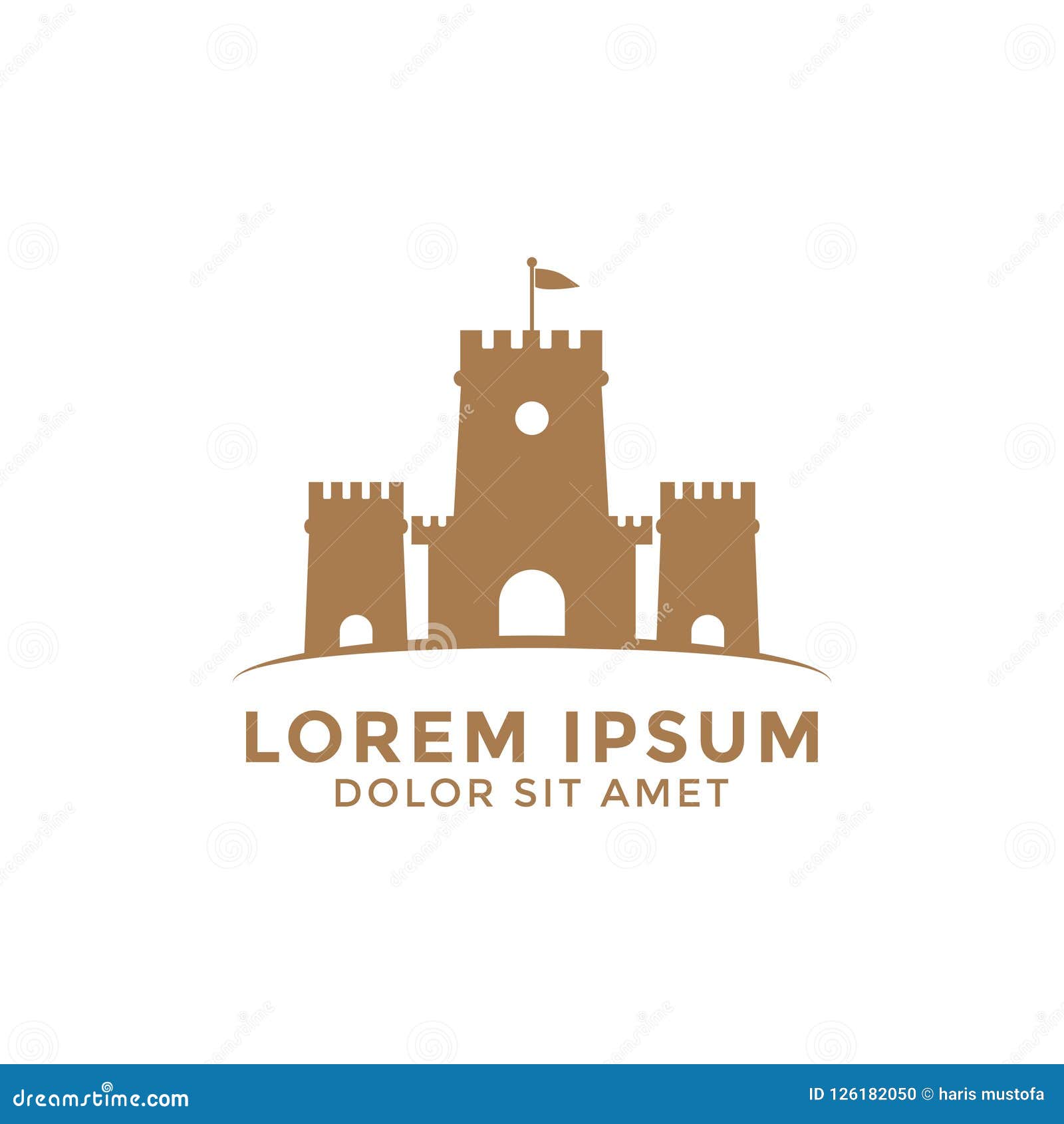 Simple Castle Logo Icon Design Template Vector Stock Vector ...