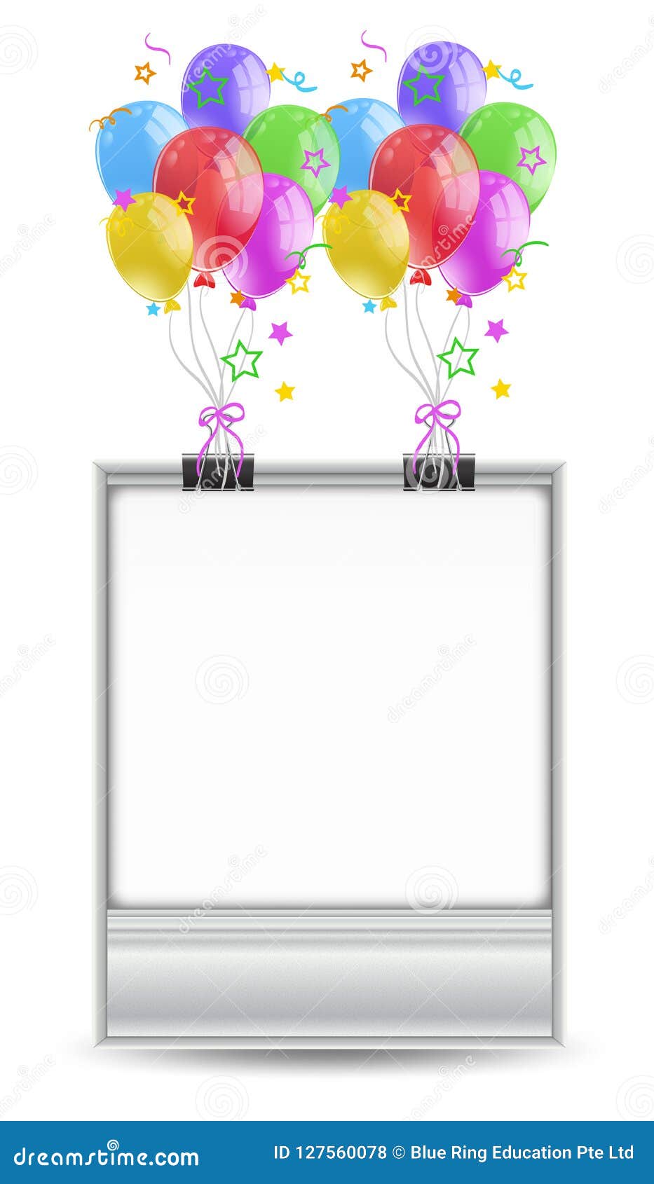 Simple Celebration Frame Template Stock Vector - Illustration of card ...