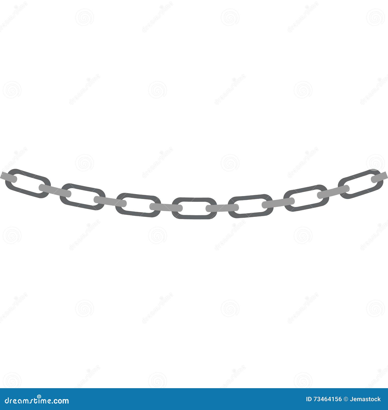 Simple chain icon stock illustration. Illustration of linked - 73464156