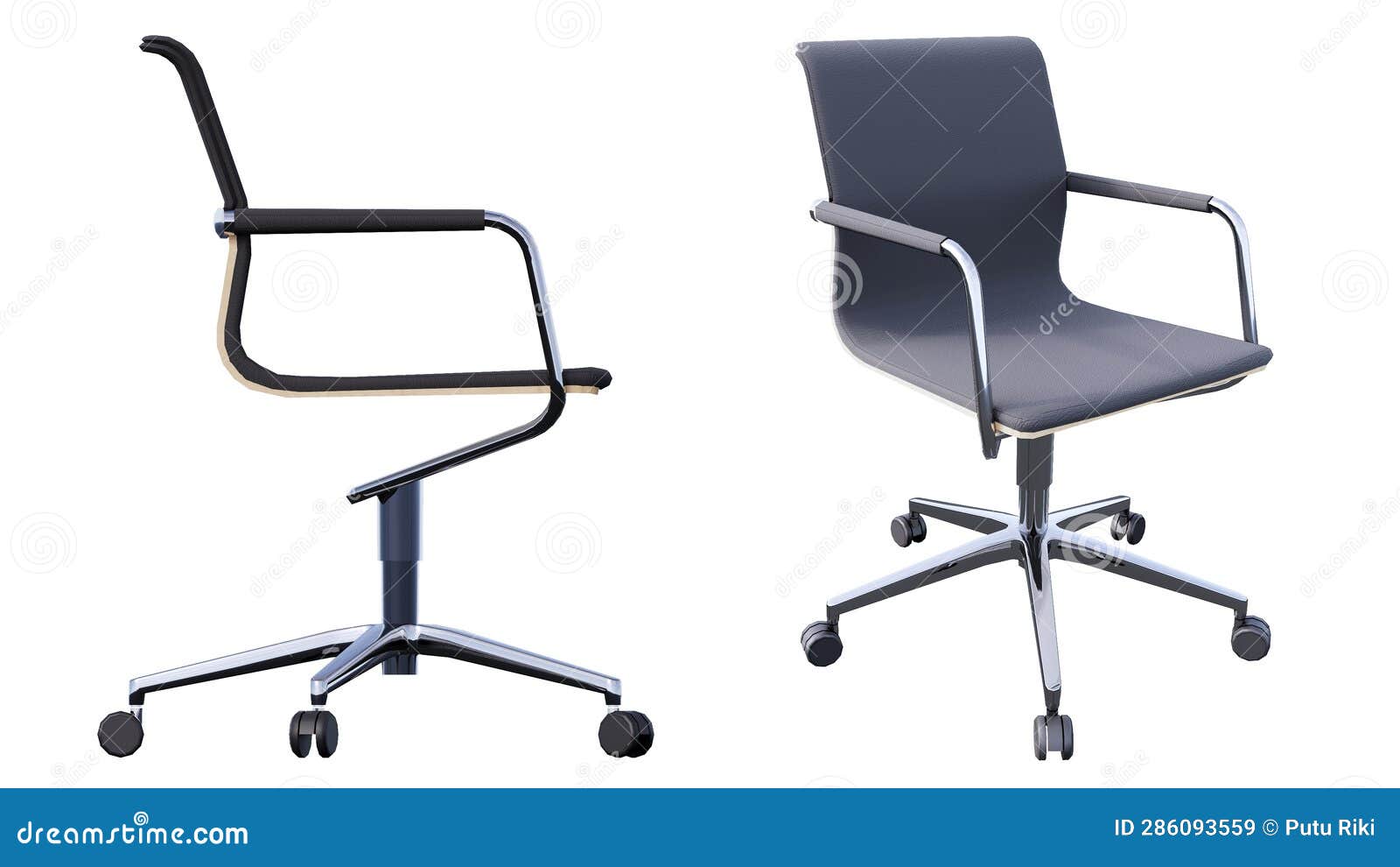 Simple Chair Design for Office and Working Space Stock Image - Image of ...