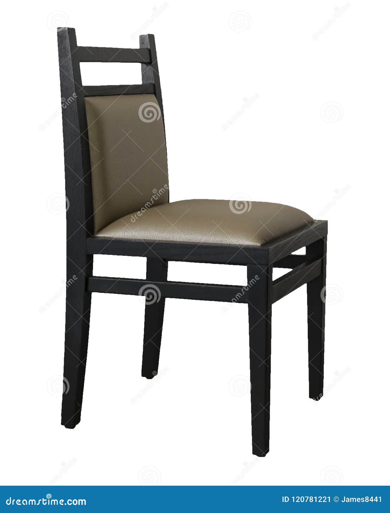 Chair Isolated on White Background. Stock Image - Image of simple ...