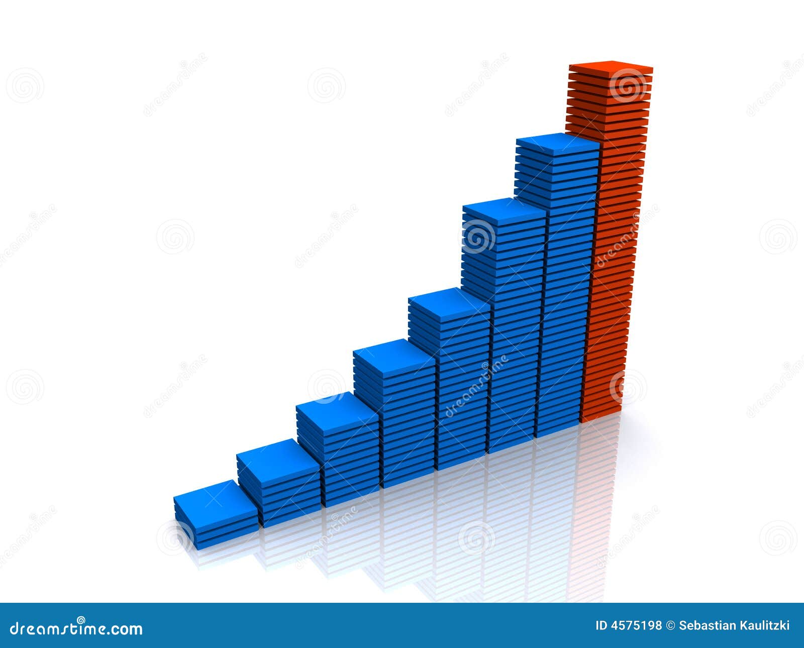 Simple chart stock illustration. Illustration of company - 4575198